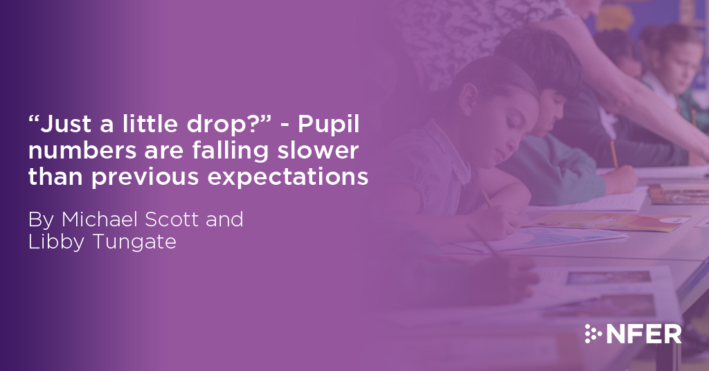 “Just a little drop?” - Pupil numbers are falling slower than previous ...